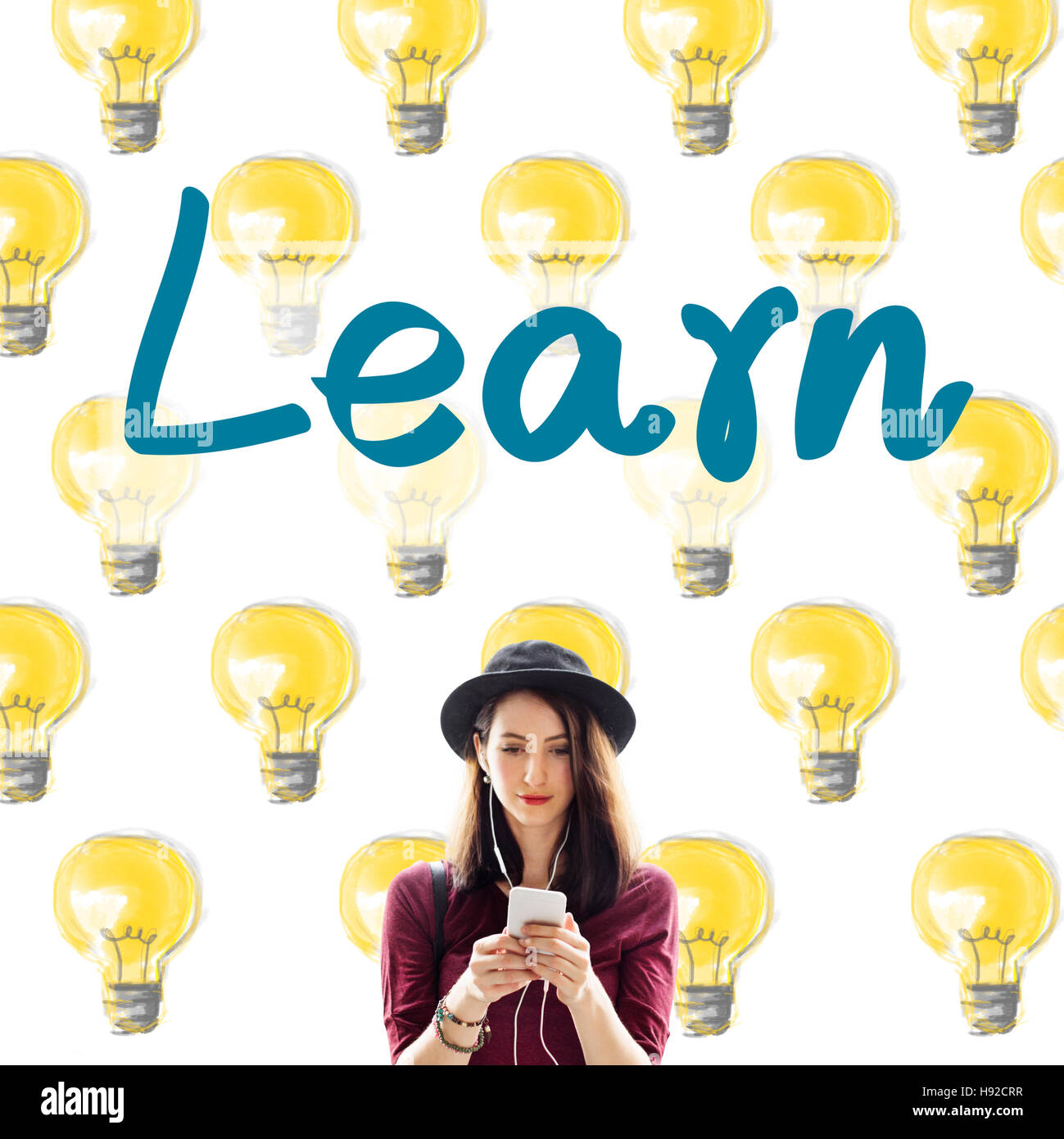 Learn Education Study Progress Knowledge Concept Stock Photo - Alamy