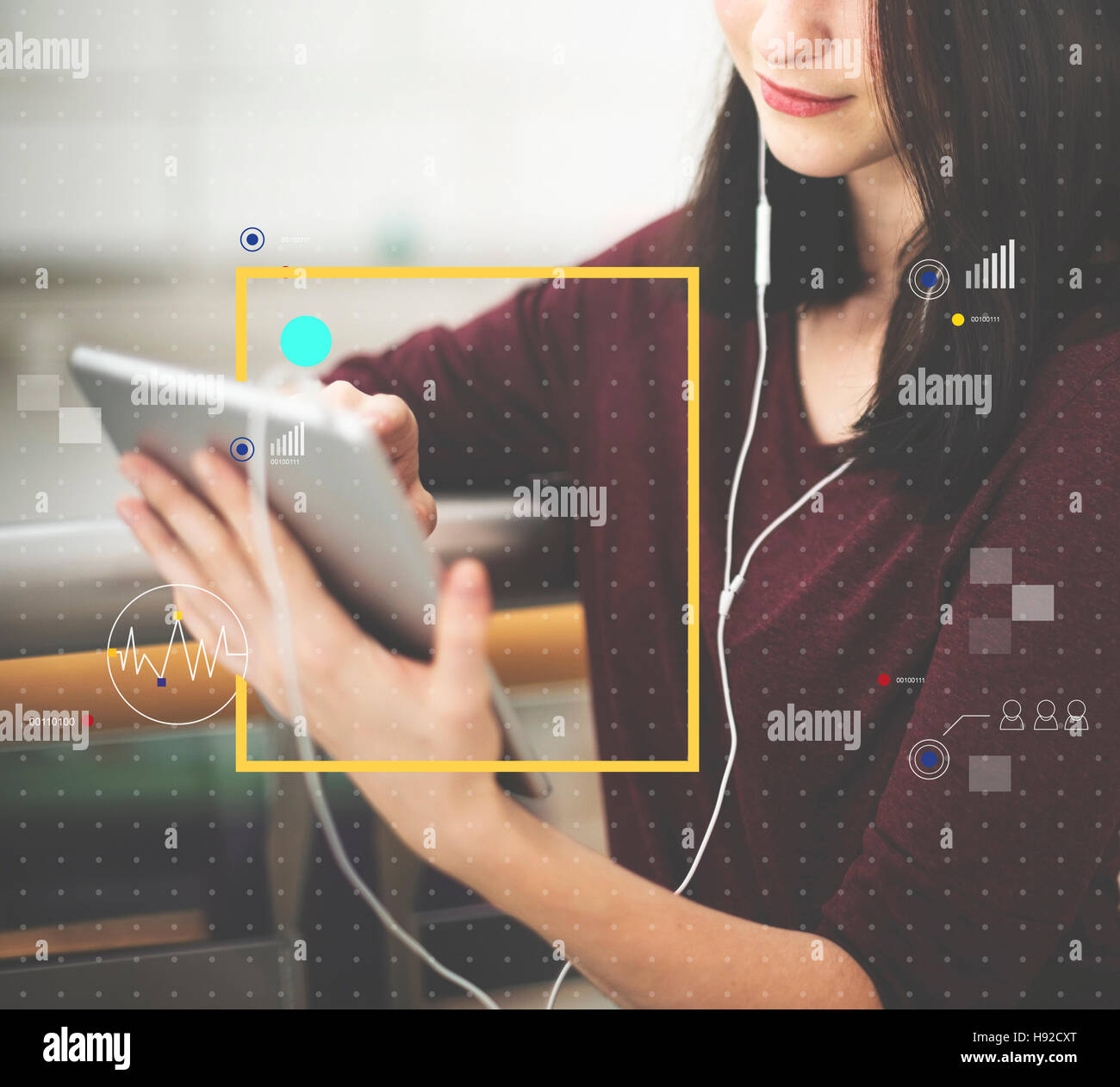 Content communication connected analysis hi-res stock photography and ...