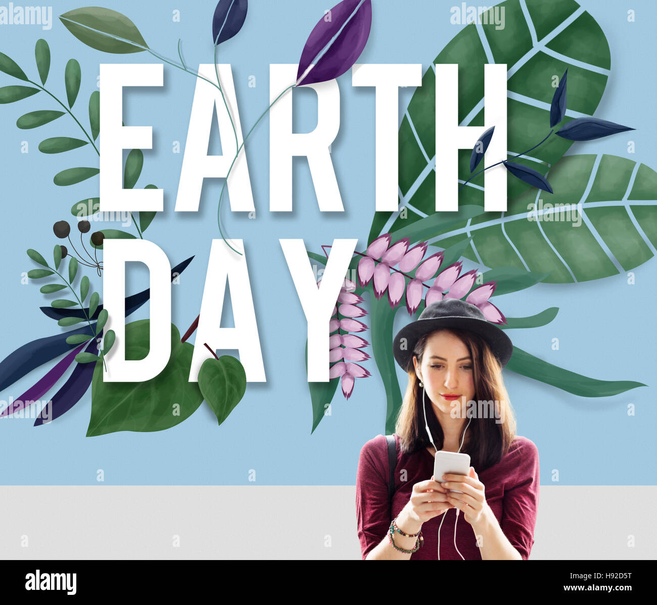 Eco Friendly Earth Day Green Environment Concept Stock Photo - Alamy
