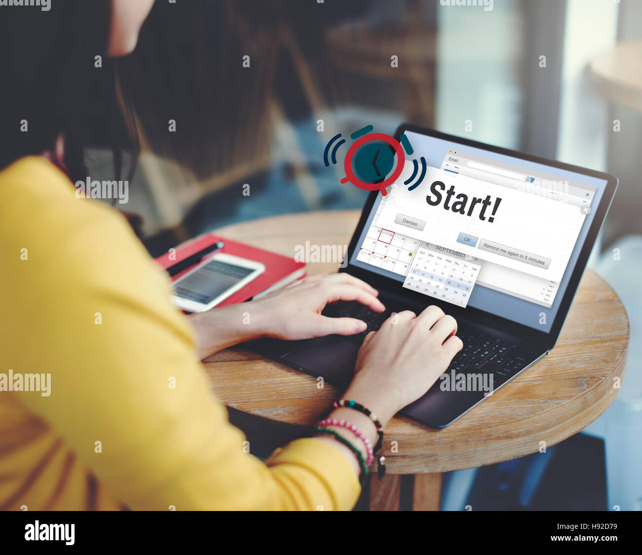 Start Beginning Forward Startup Launch First Activation Concept Stock ...