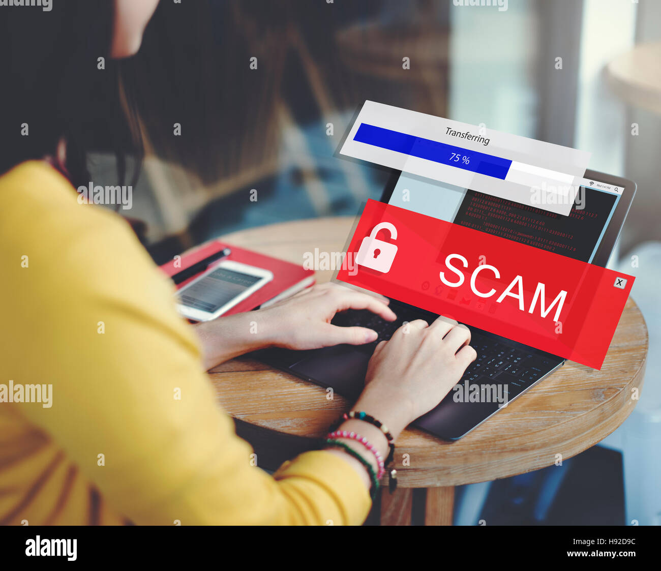 Fraud Hacking Spam Scam Phising Concept Stock Photo - Alamy