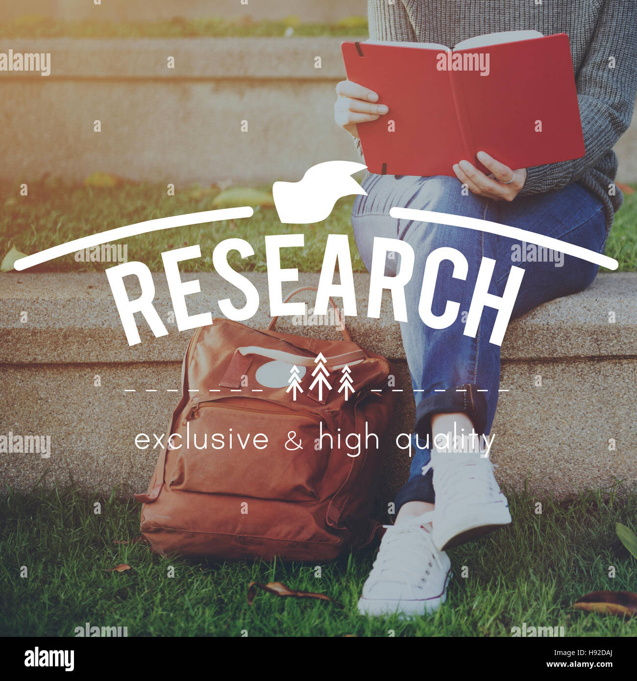 Research Discovery Explanation Information Concept Stock Photo - Alamy