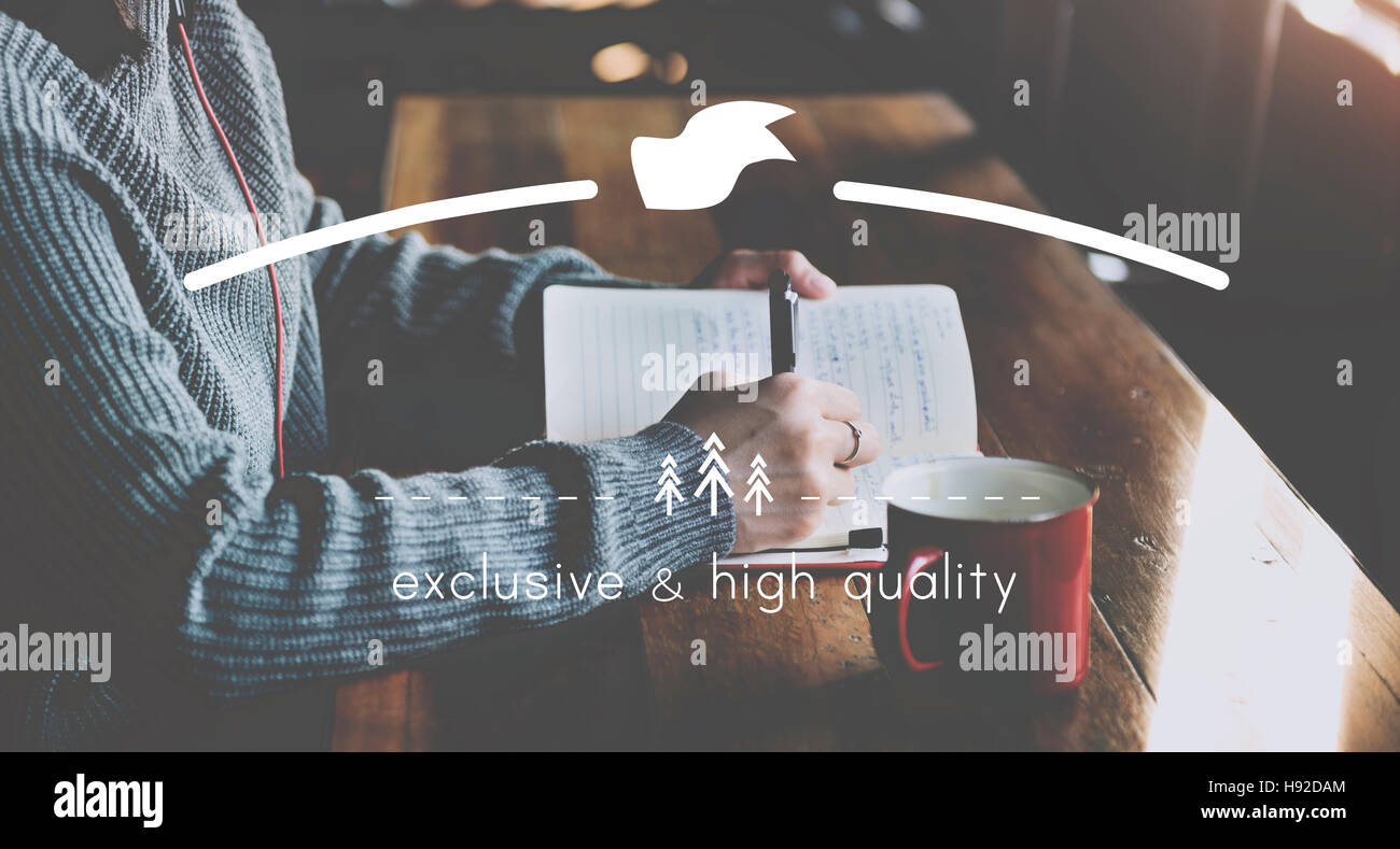 Quality Brand Product Standard Trademark Value Concept Stock Photo - Alamy