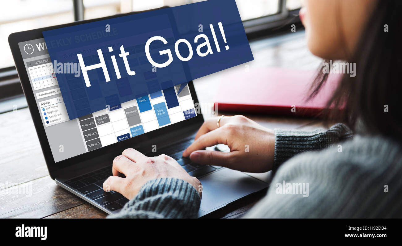 Hit Target Goal Aim Aspiration Business Customer Concept Stock Photo ...