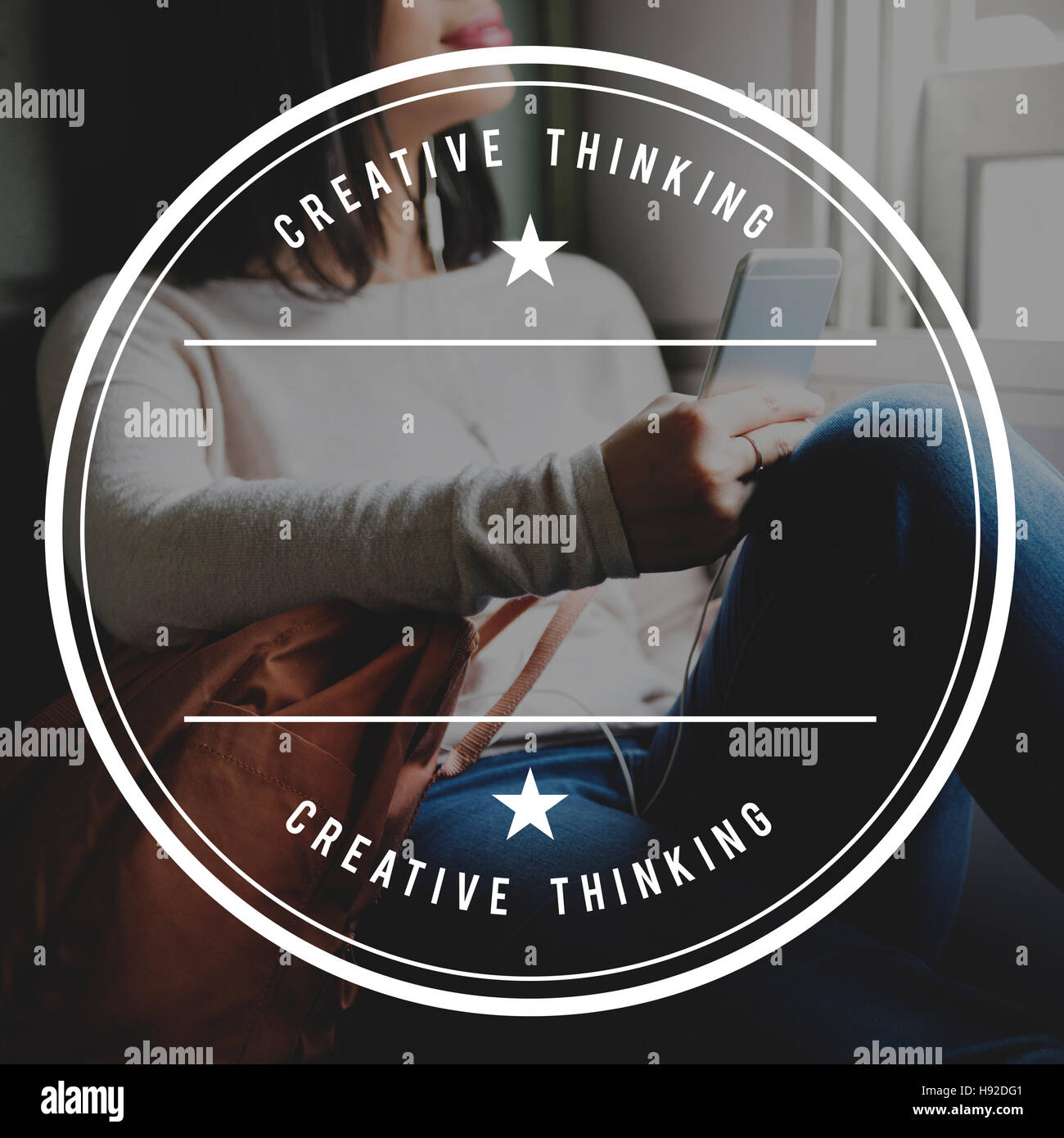 Pretty young woman icon hi-res stock photography and images - Alamy