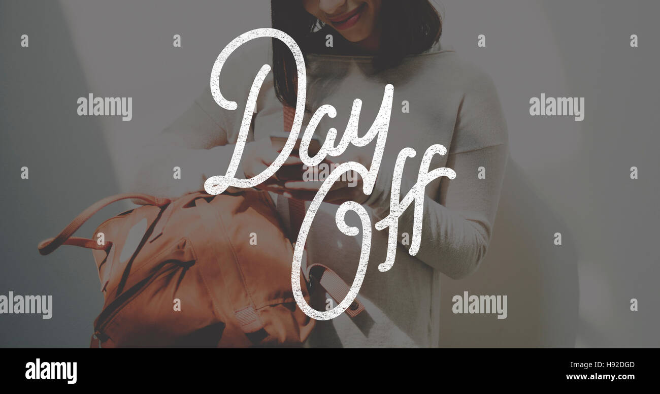 Holiday Day Off Carefree Relaxation Vacation Concept Stock Photo - Alamy