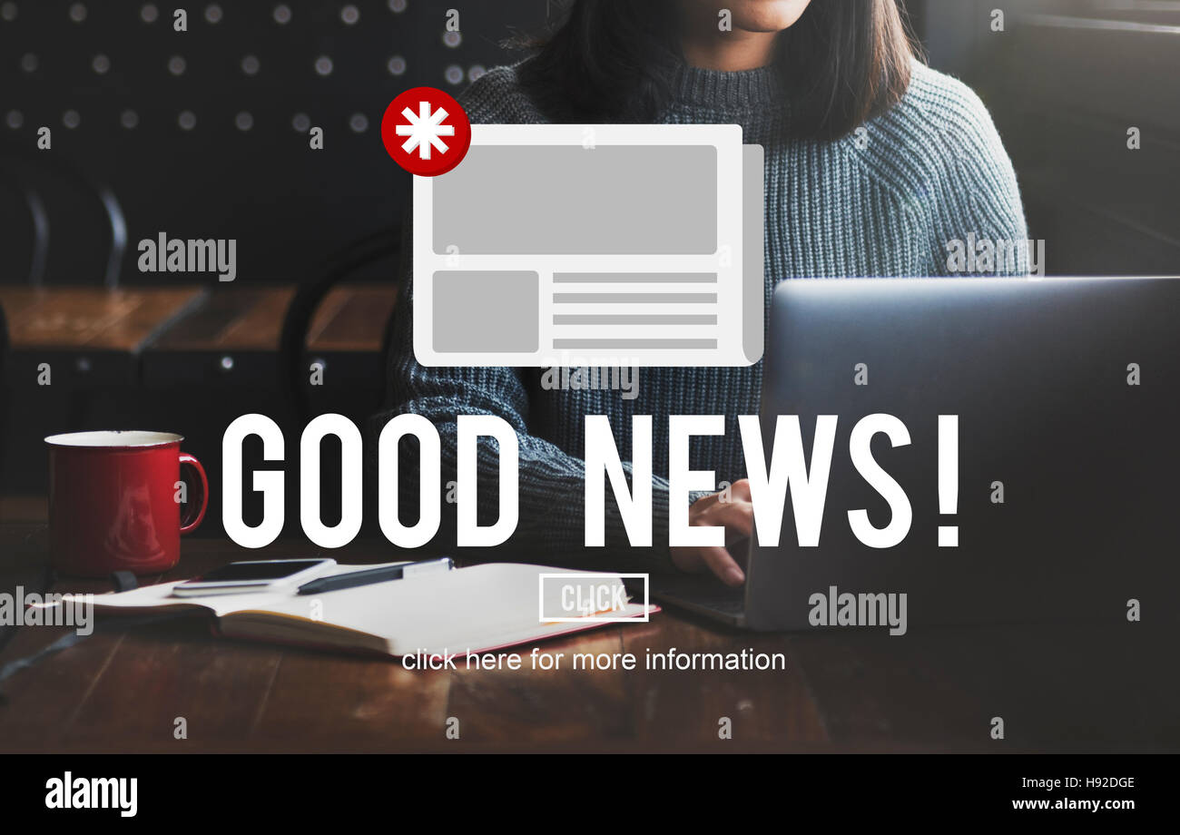 News Newsletter Announcement Update Information Concept Stock Photo - Alamy