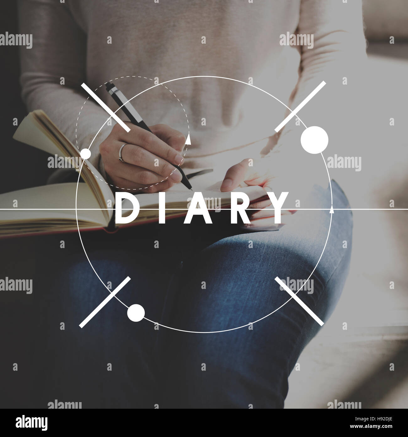 Leisure Journal Journalism Ideas Express Yourself Concept Stock Photo ...