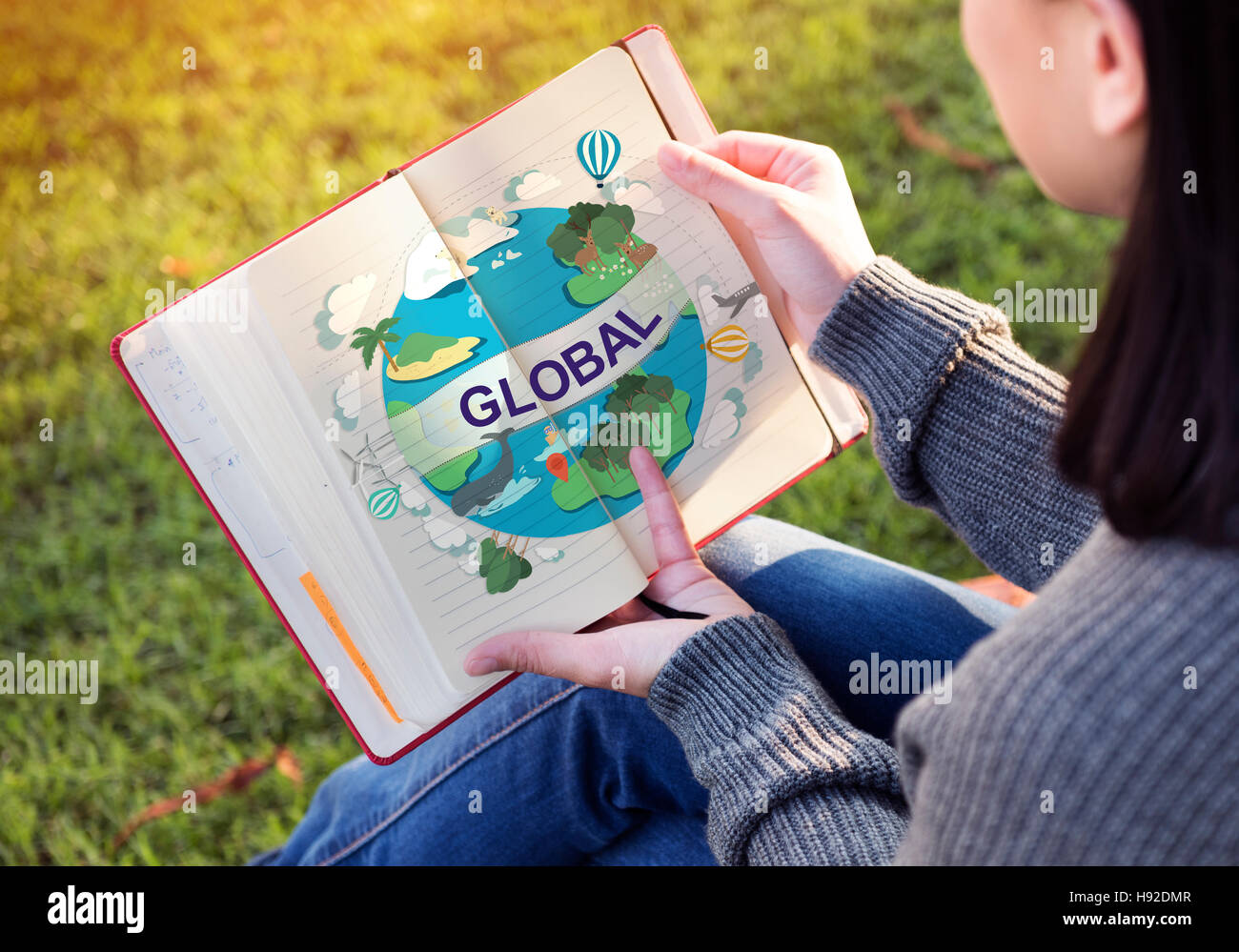 Global Climate Temperature Community Worldwide Concept Stock Photo - Alamy