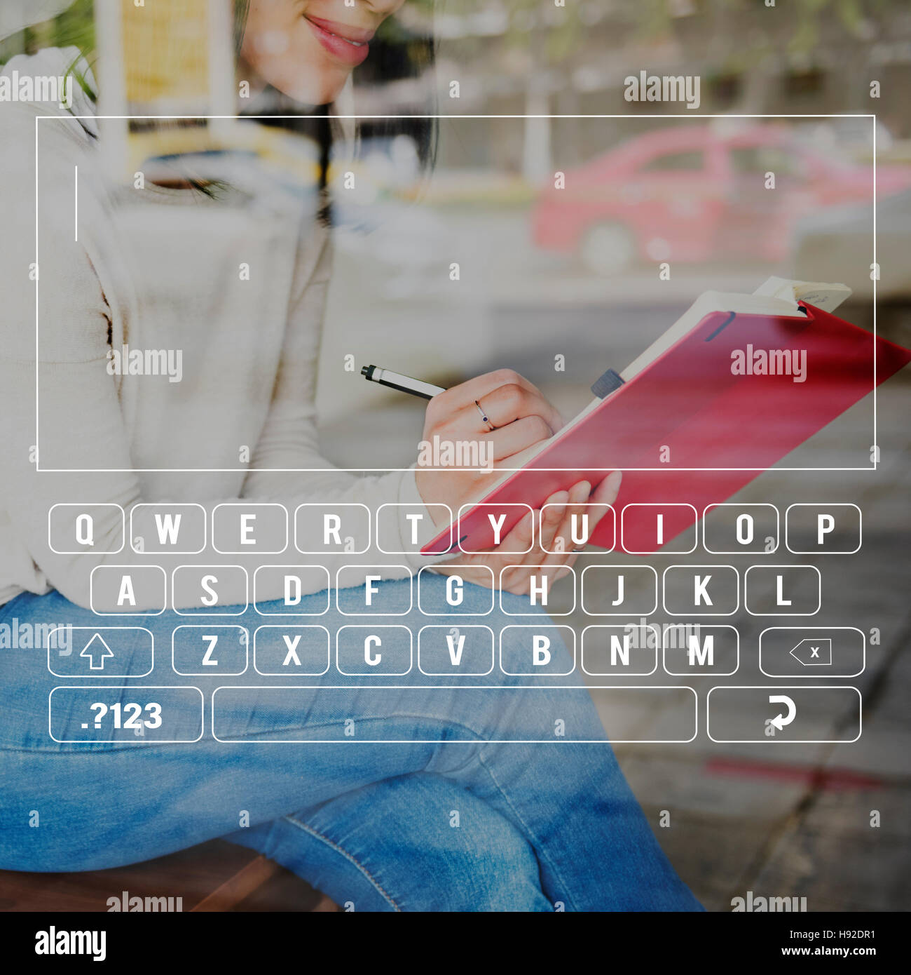 Keyboard Alphabet Computer Eletronic Letter Concept Stock Photo - Alamy