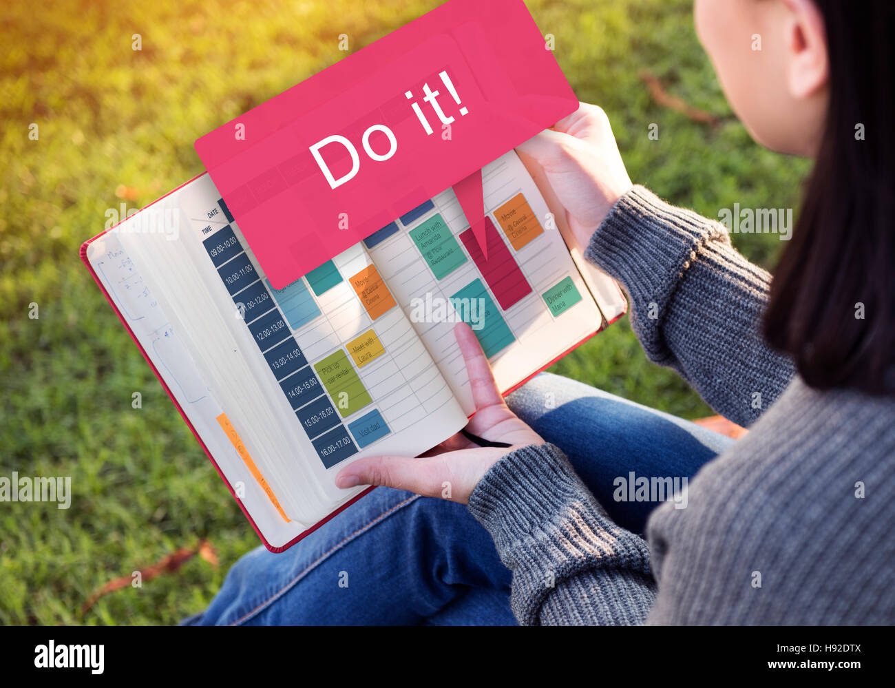 Do It Motovation Development Encouragement Concept Stock Photo - Alamy