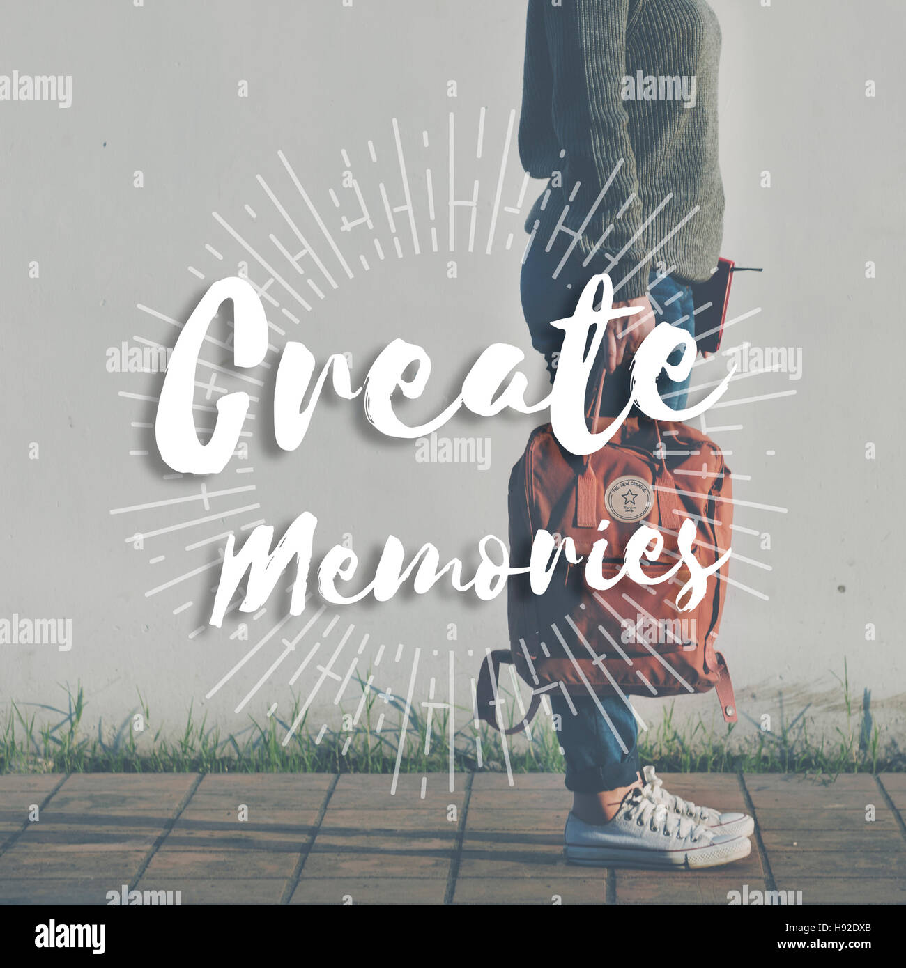 Create Memories Happiness Enjoyment Concept Stock Photo - Alamy