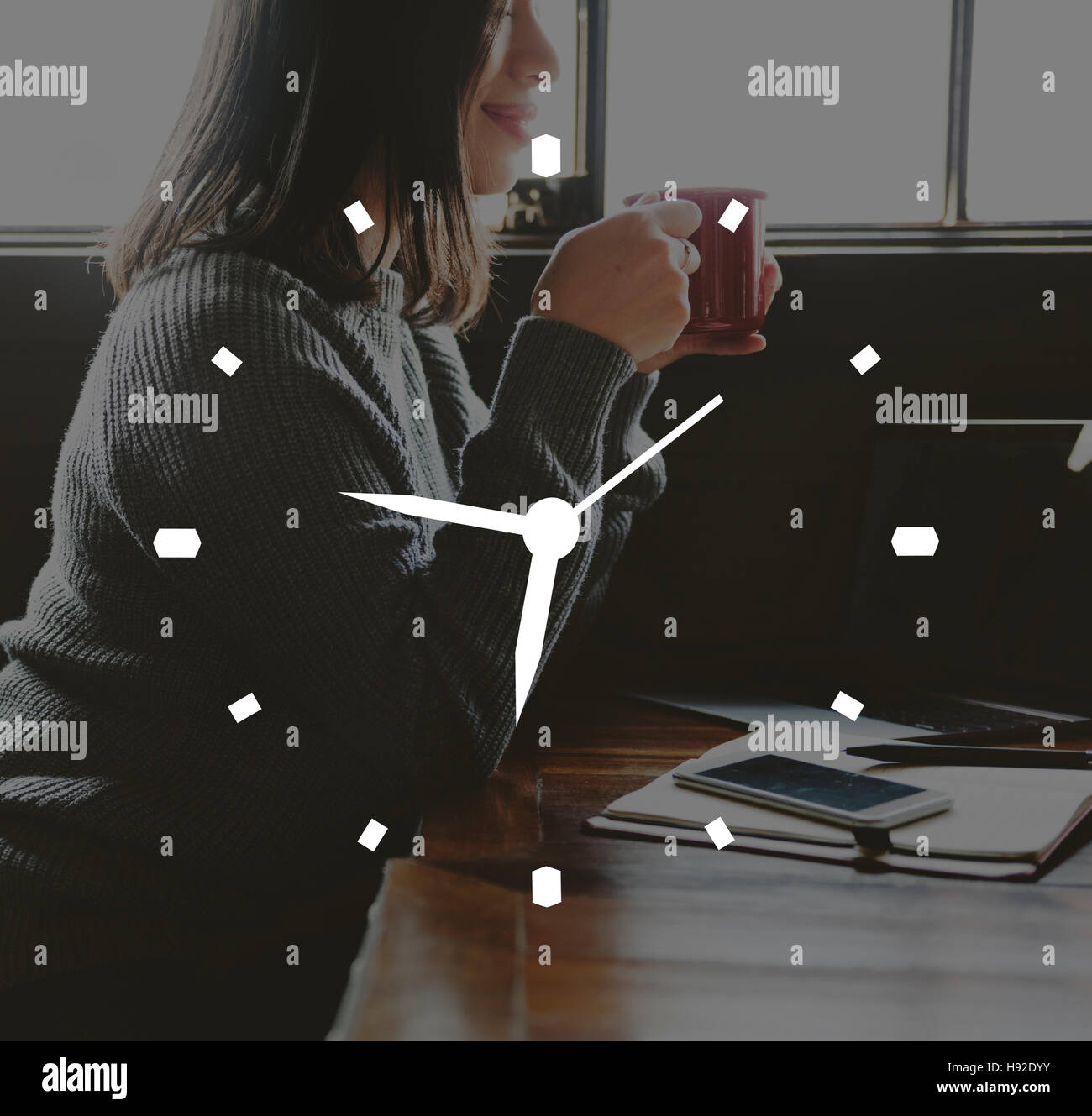 Time Alarm Hour Minute Second Timing Schedule Concept Stock Photo - Alamy