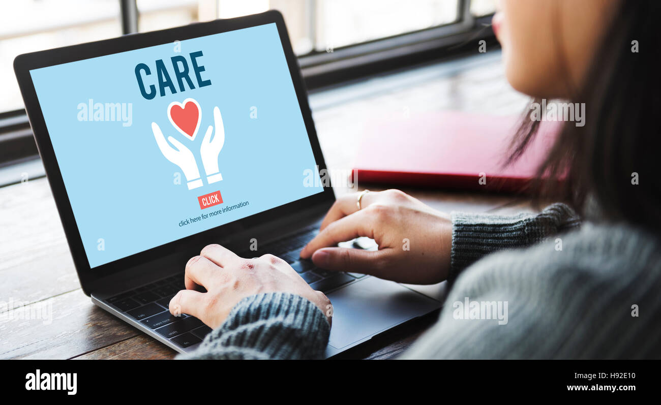 Care Give Charity Share Donation Foundation Concept Stock Photo - Alamy
