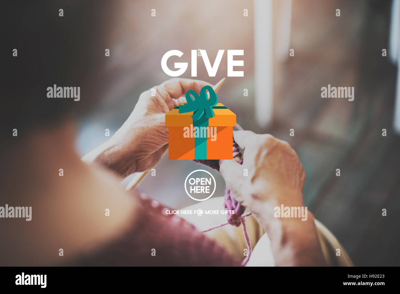 Give Donate Generosity Giving Support Help Concept Stock Photo - Alamy