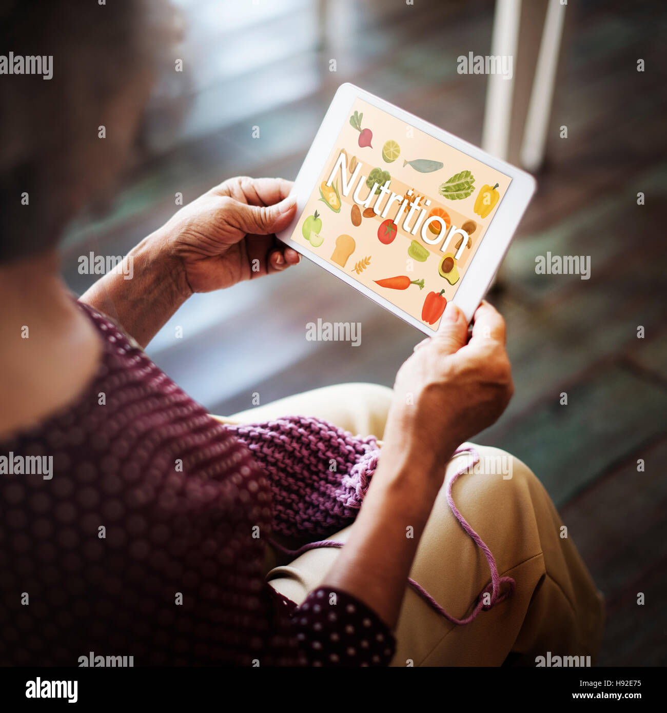 Nutrition Food Diet Healthy Life Concept Stock Photo - Alamy