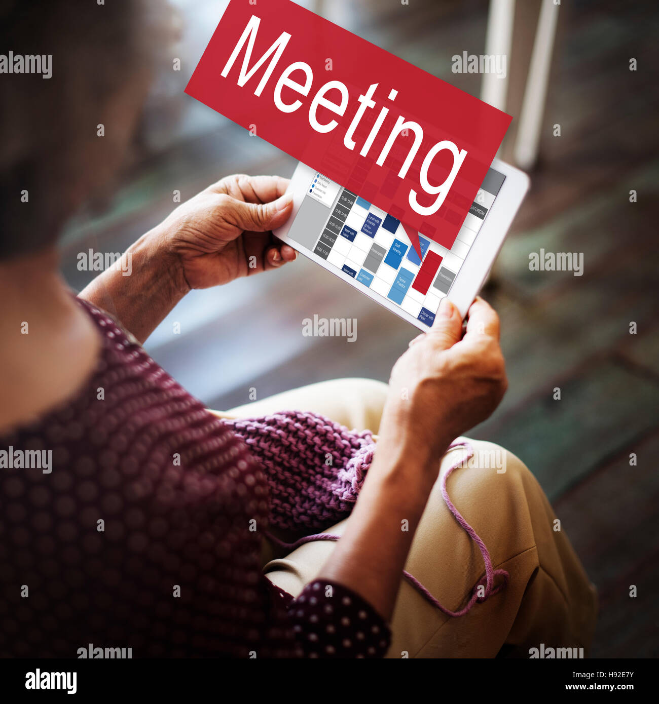 Meeting Appointment Schedule Organizer Conference Concept Stock Photo ...