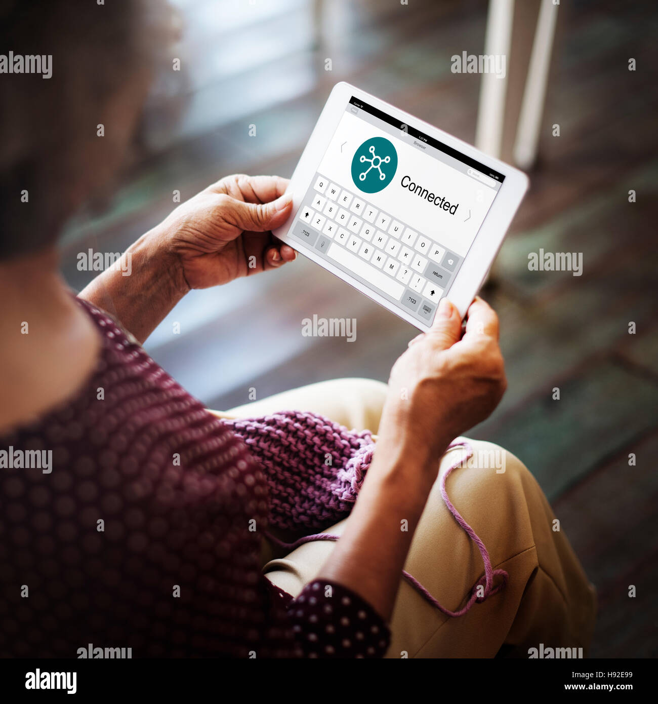 Digital Online Connection Symbol Concept Stock Photo - Alamy