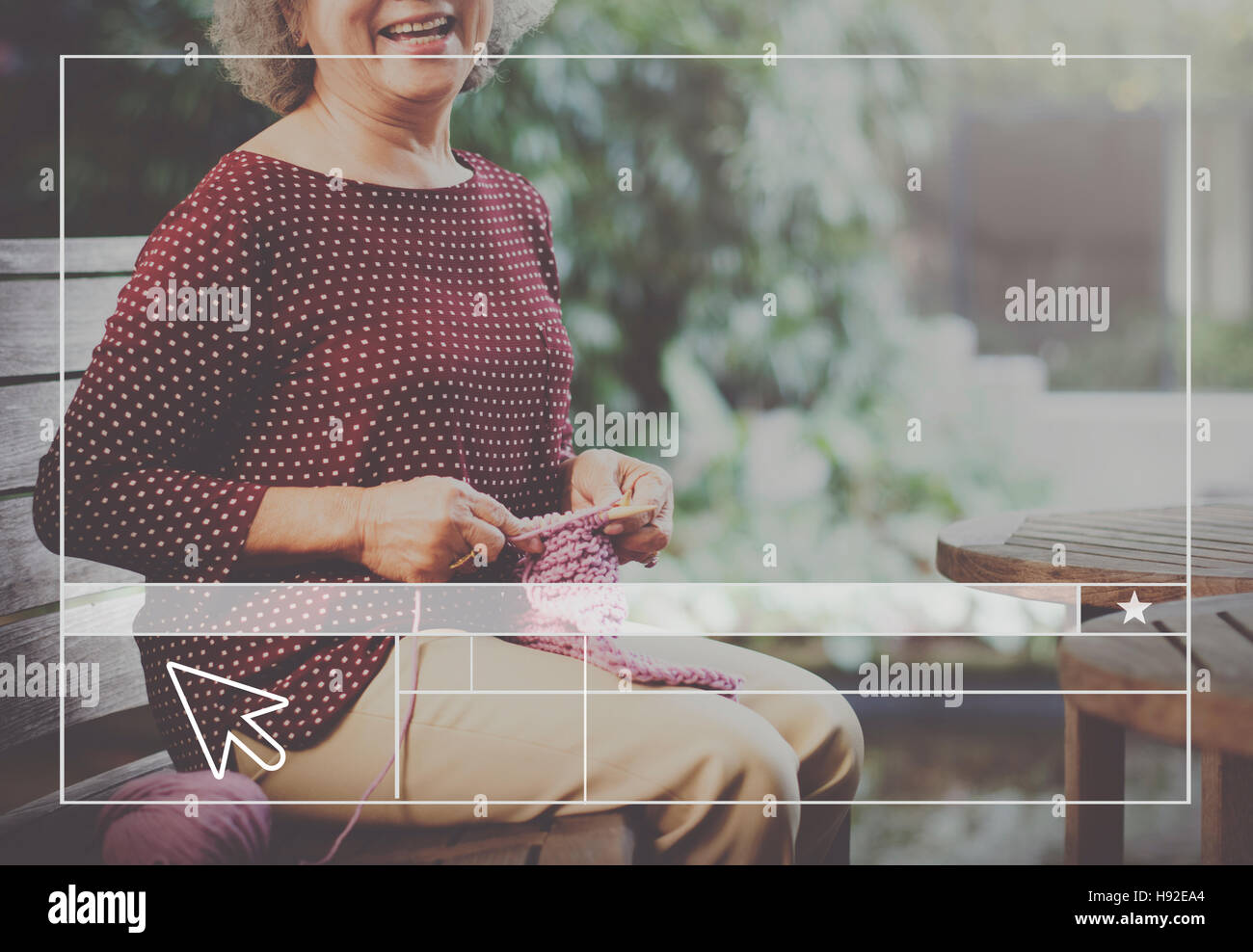 Woman Sitting Smiling Icon Symbol Graphic Concept Stock Photo - Alamy