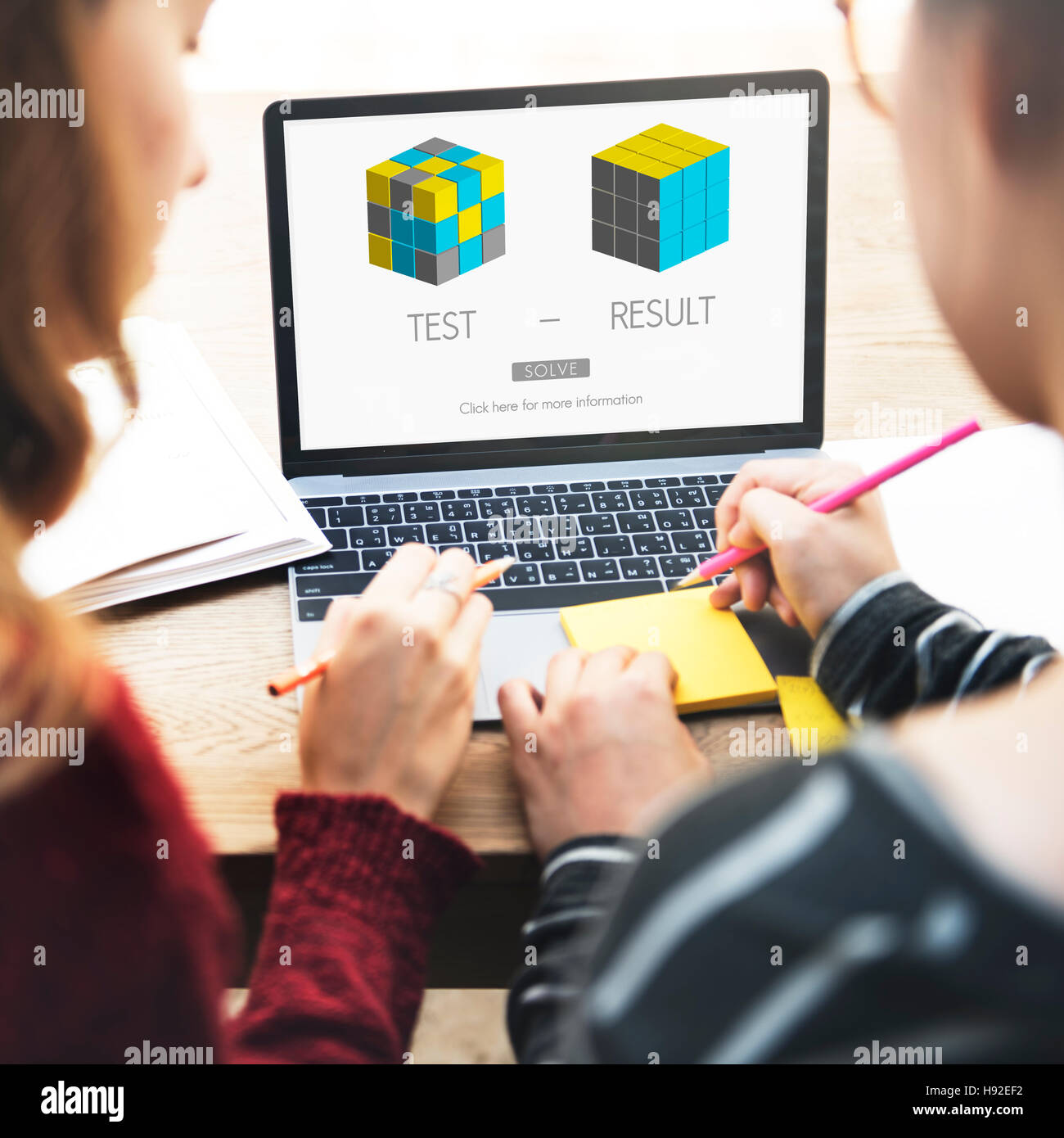 Test Result Development Evaluation Progress Concept Stock Photo - Alamy