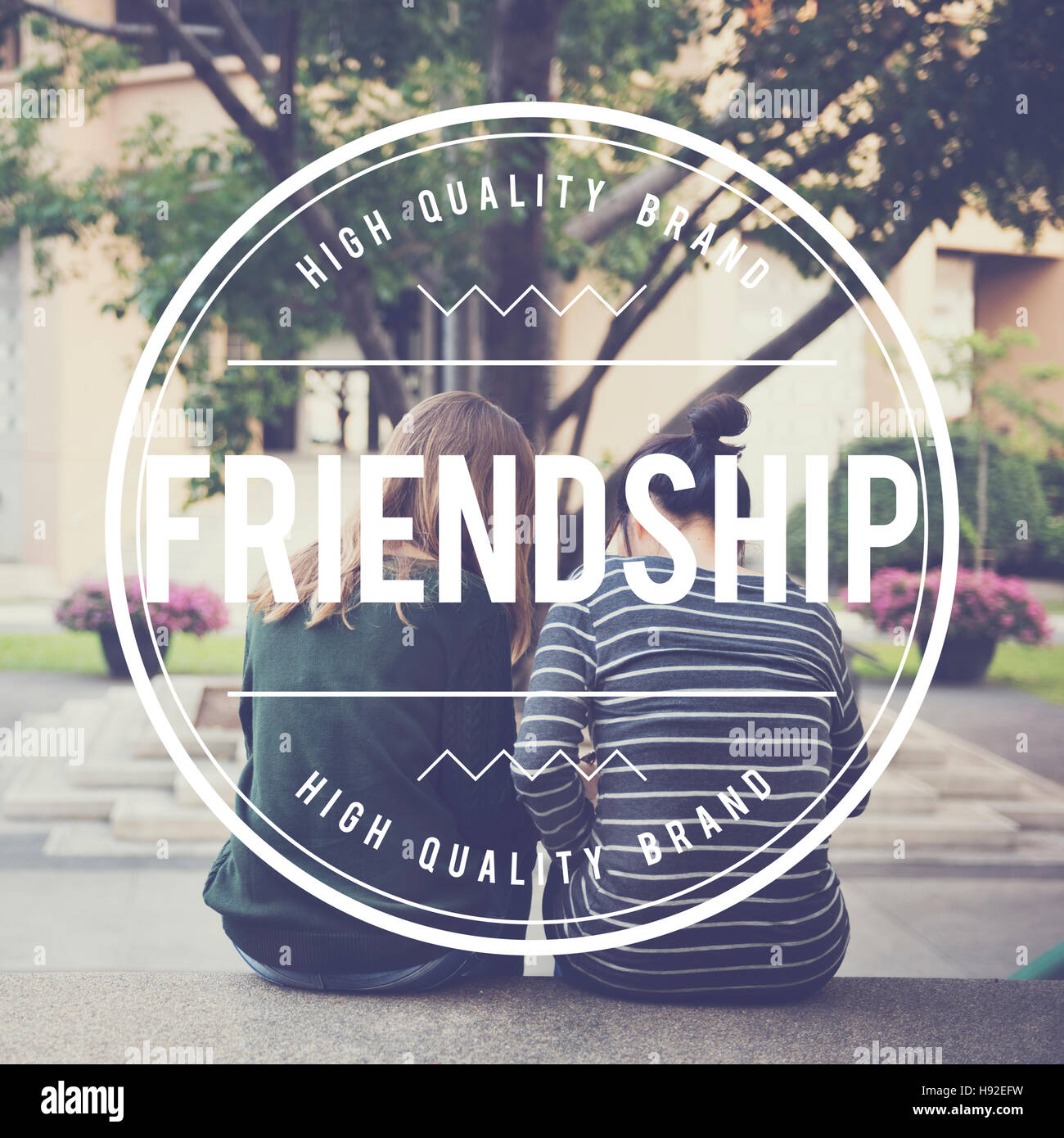 Friendship Relationship Fun Together Team Concept Stock Photo - Alamy