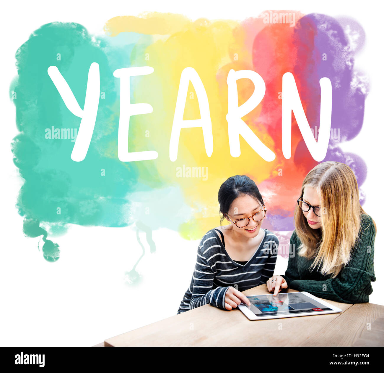 Yearn Yearning Demand Impress Inhibition Like Concept Stock Photo - Alamy