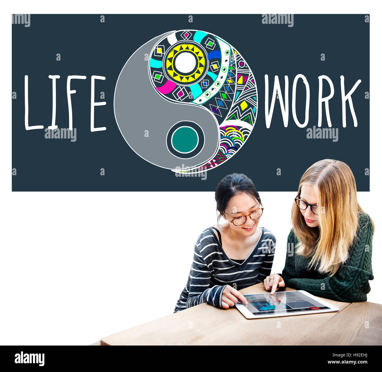 Life Work Balance Functional Nature Active Style Concept Stock Photo ...