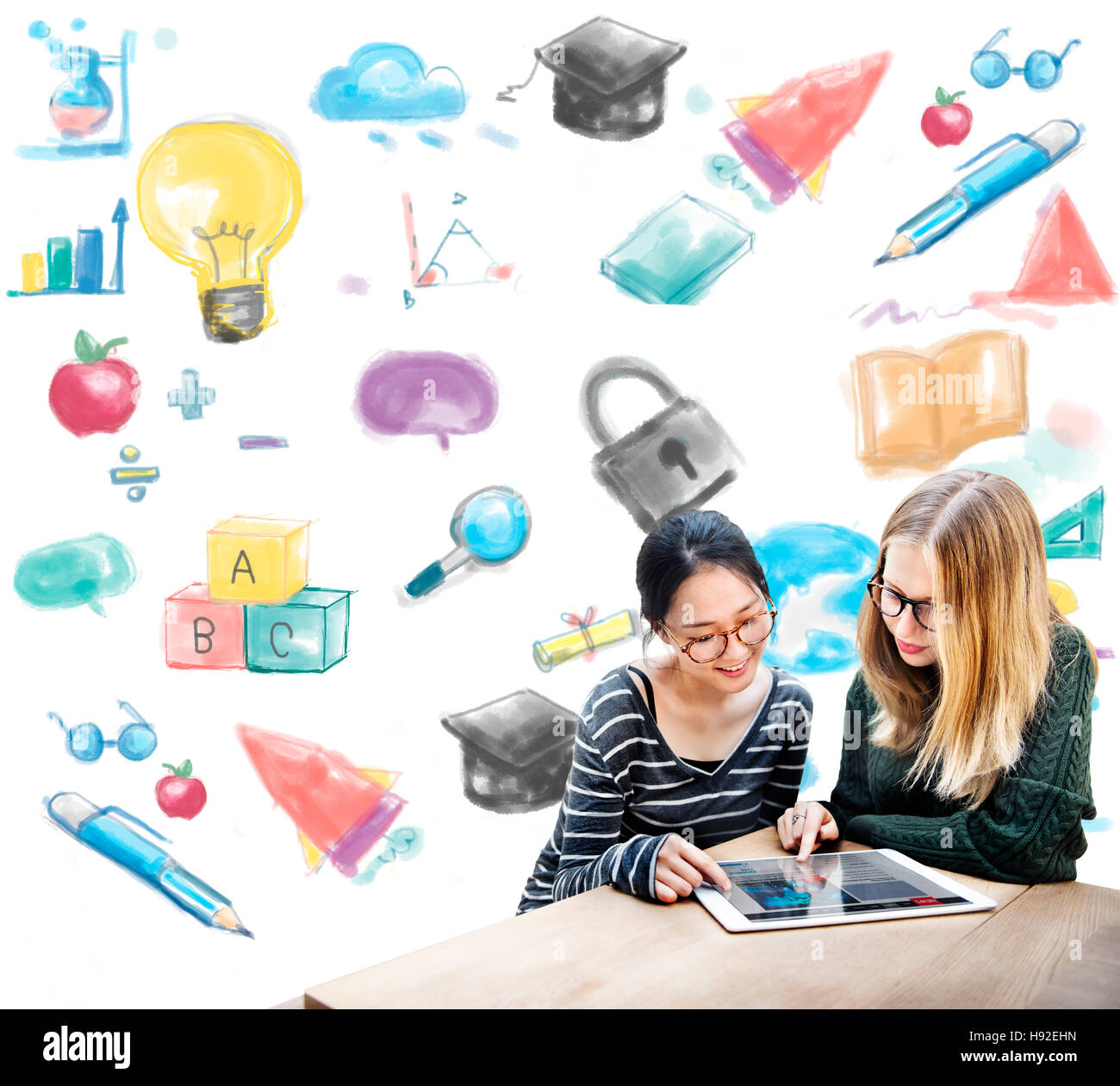 Drawing Inspiration Innovation Ideas Creative Concept Stock Photo - Alamy