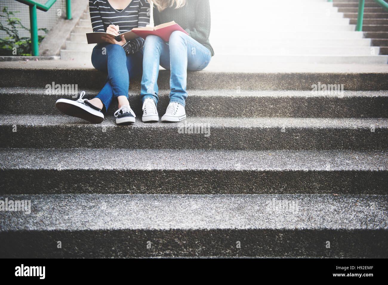 Women Talking Friendship Studying Brainstorming Concept Stock Photo - Alamy