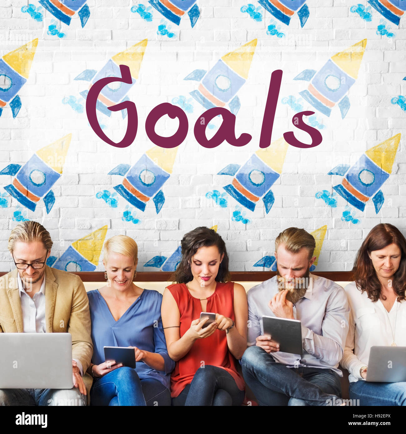 Goals Aim Aspiration Dreams Inspiration Target Concept Stock Photo - Alamy