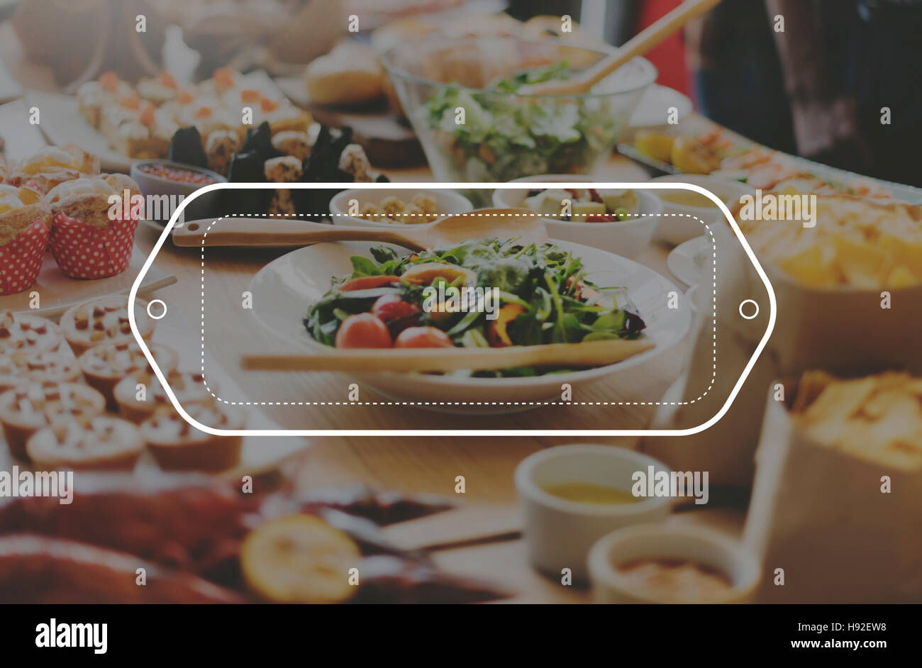 Banner Announcement Commercial Information Concept Stock Photo - Alamy