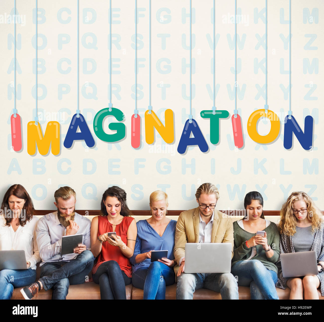 Imagination Creativity Dream Idea Thinking Concept Stock Photo - Alamy