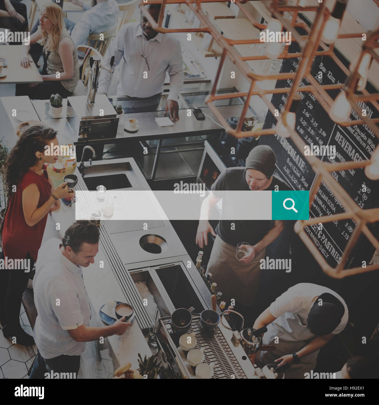 Search Discover Connection Exploration Inspect Concept Stock Photo - Alamy