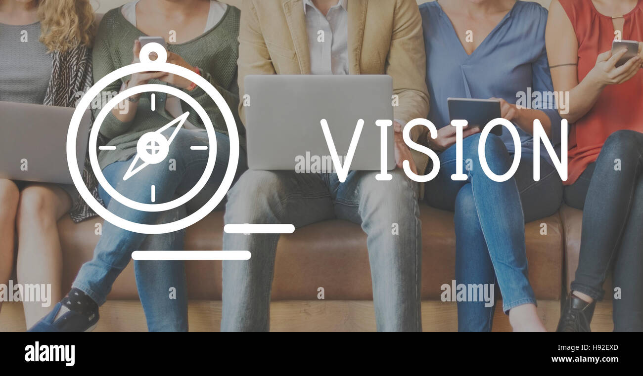 Vision Direction Future Ideas Motivation Target Concept Stock Photo - Alamy