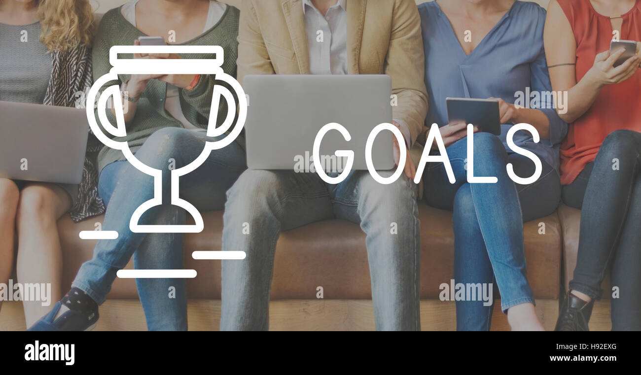 Goals Target Success Strategy Achievement Concept Stock Photo - Alamy