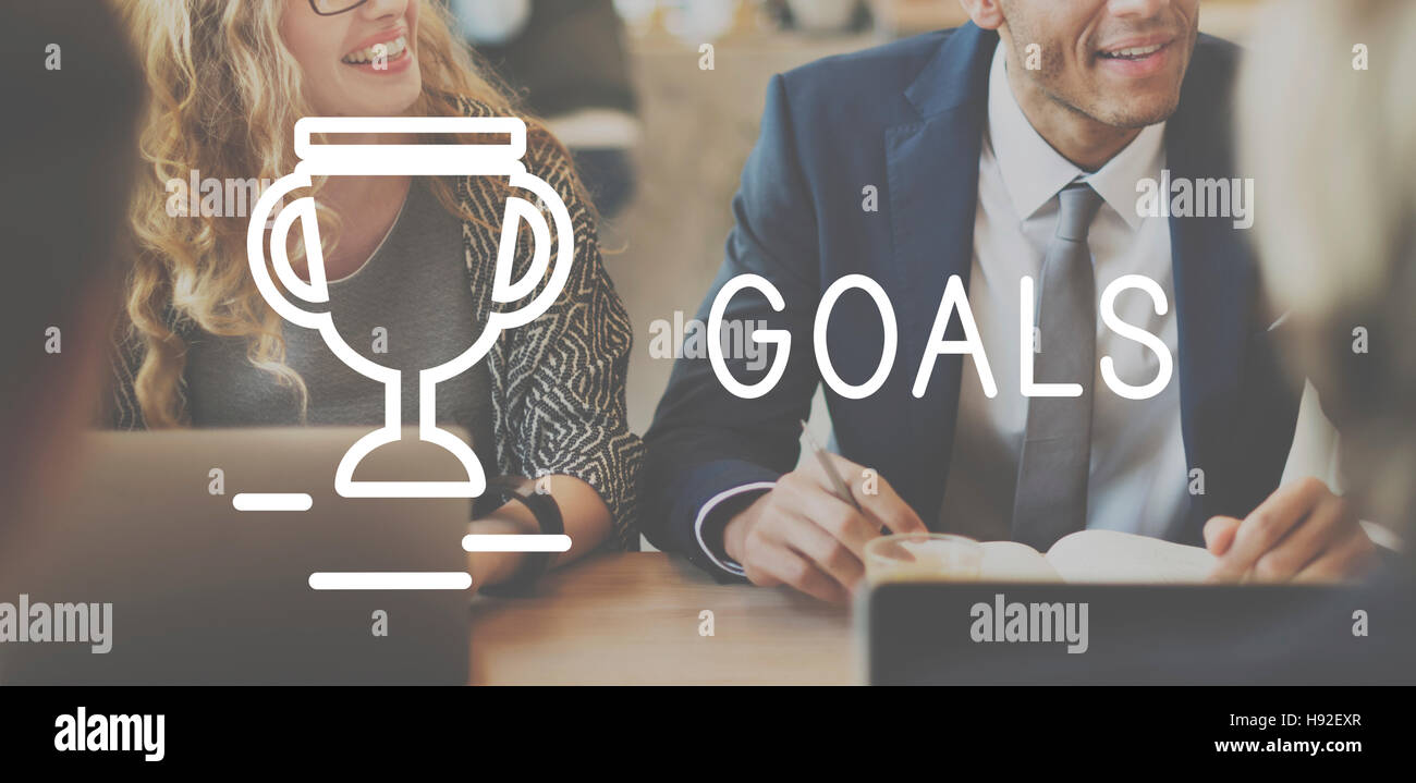 Goals Target Success Strategy Achievement Concept Stock Photo - Alamy
