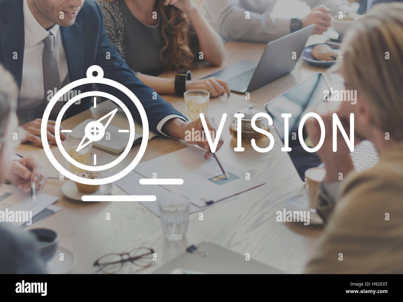 Vision Direction Future Ideas Motivation Target Concept Stock Photo - Alamy