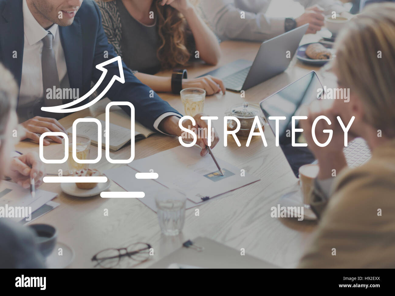 Strategy Development Motivation Objective Plan Concept Stock Photo - Alamy