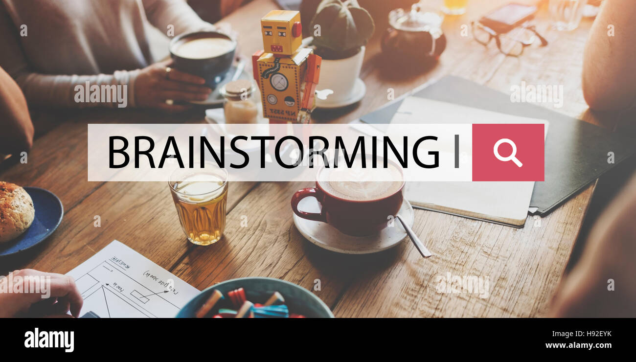 Brainstorm Ideas Plan Strategy Concept Stock Photo - Alamy