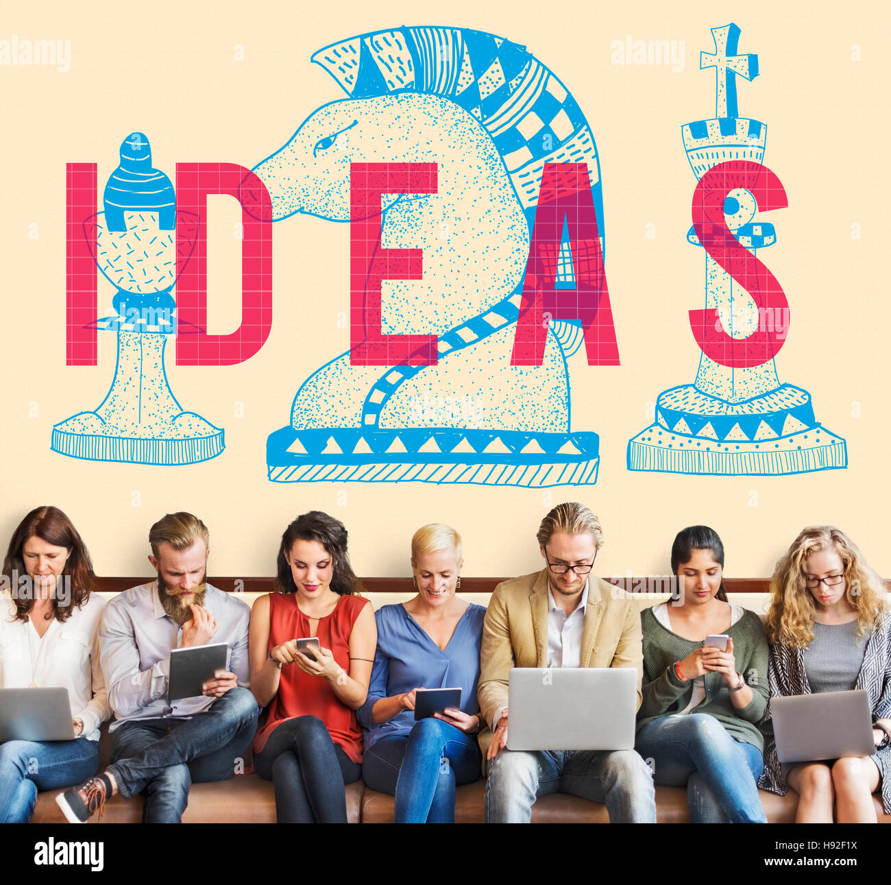 Knight Chess Piece Strategy Graphic Concept Stock Photo - Alamy