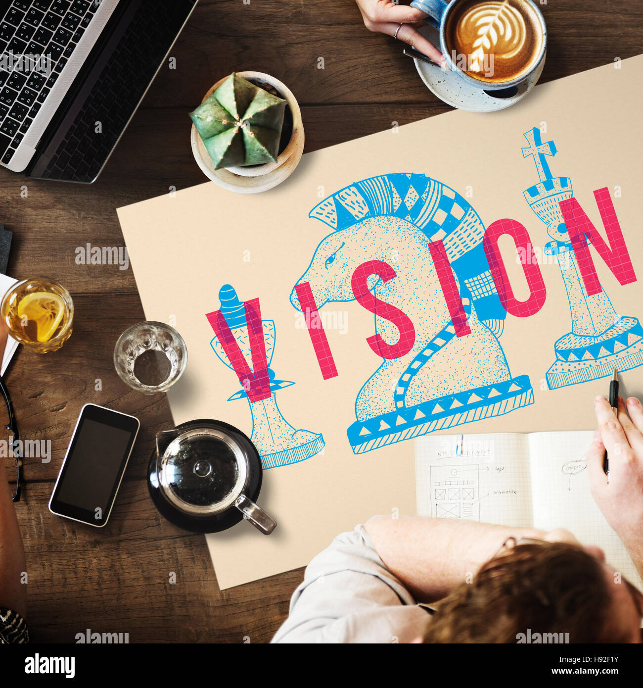 Vision Direction Future Goals Ideas Inspiration Concept Stock Photo - Alamy