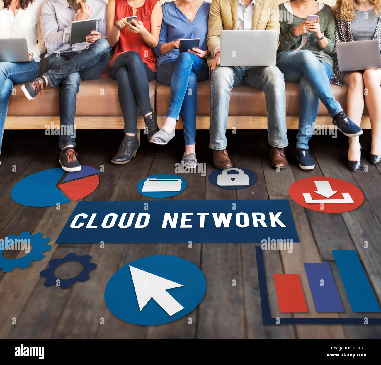 Cloud Network Technology Connection Concept Stock Photo - Alamy