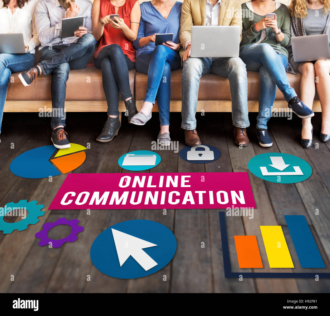 Online Communication Networking Connect Concept Stock Photo - Alamy
