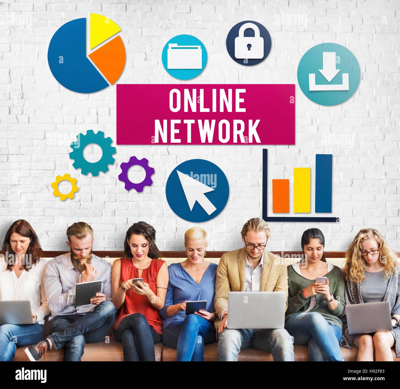 Online Network Connection Internet Concept Stock Photo - Alamy
