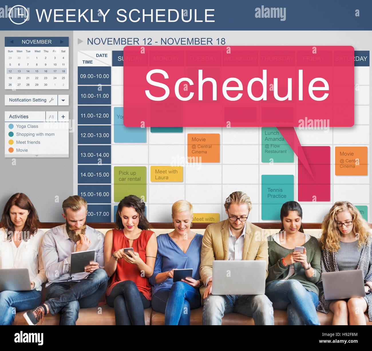 Schedule Organization Planning List To Do Concept Stock Photo - Alamy