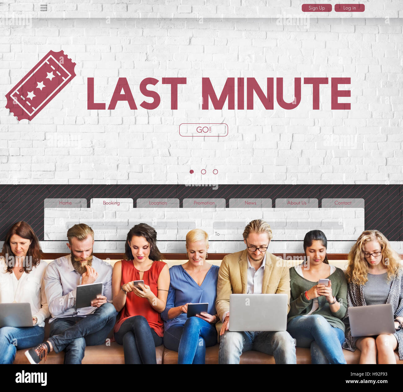 Chance Last Ticket Travel Due Concept Stock Photo - Alamy