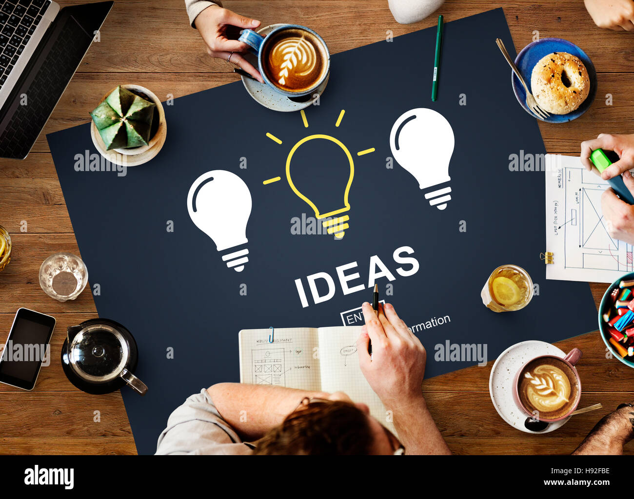 Ideas Creative Thinking Imagine Inspiration Concept Stock Photo - Alamy