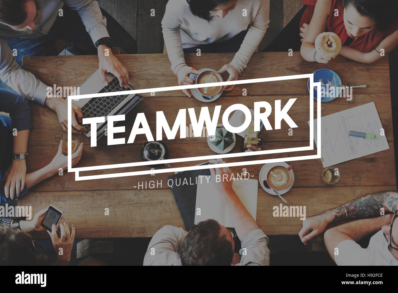 Teamwork Dreamwork Alliance Cooperation Unity Concept Stock Photo - Alamy