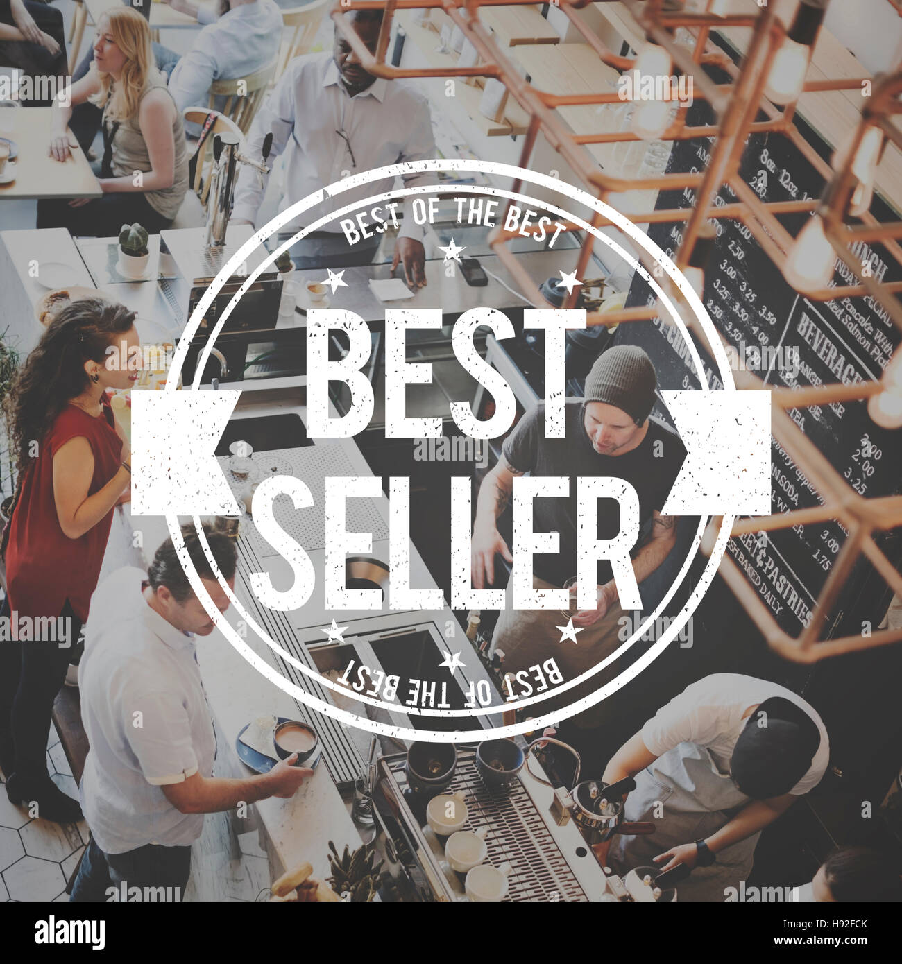 Best Seller Certificate Stamp Concept Stock Photo - Alamy