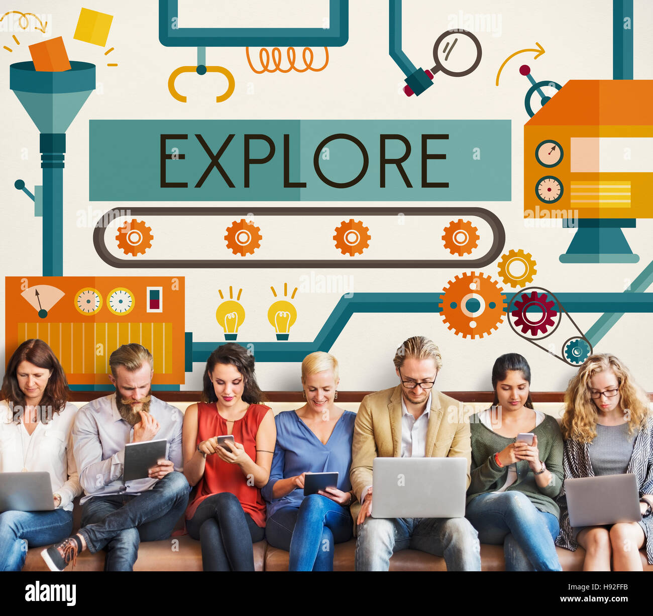 Experiment Explore Try Attempt Concept Stock Photo - Alamy